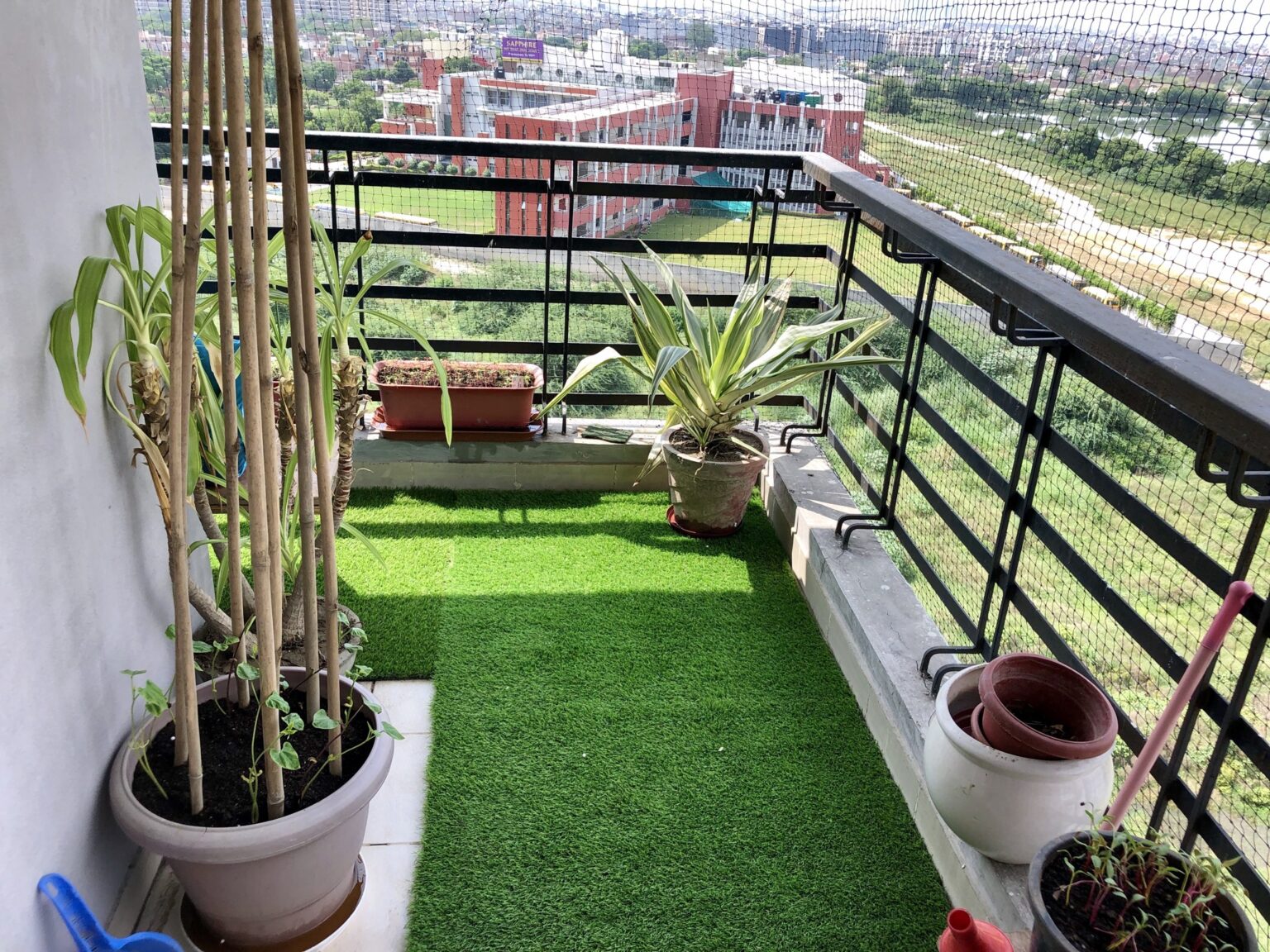 Transforming Your Urban Balcony Into a Green Escape with Artificial ...